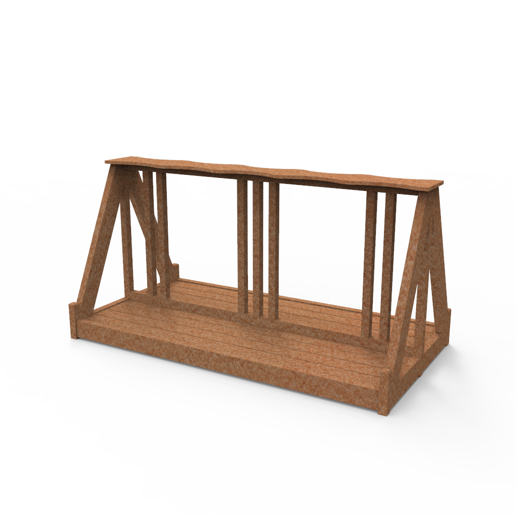 Golf Clubhouse Double Bag Rack | Designer Golf Products