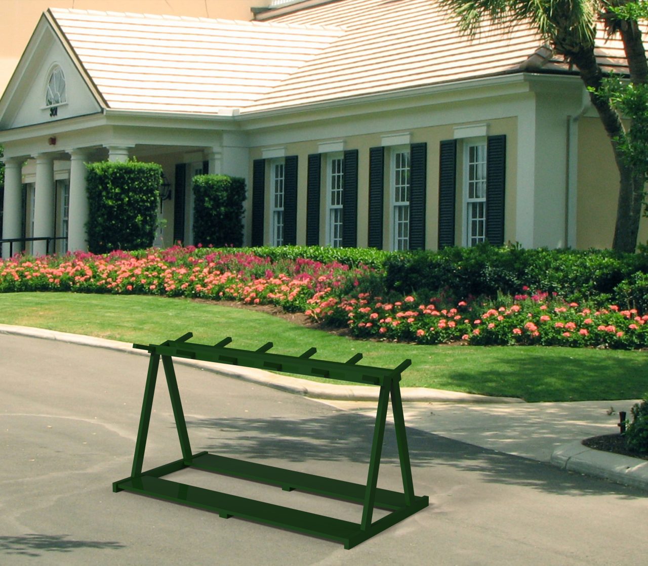 Aluminum Golf Bag Racks | Designer Golf Products