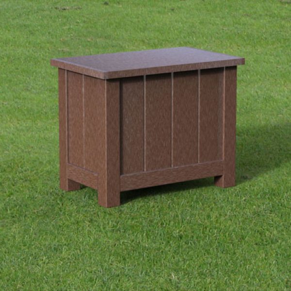 Round Divot Mix Storage Container with Lid and Scoop for Golf Courses