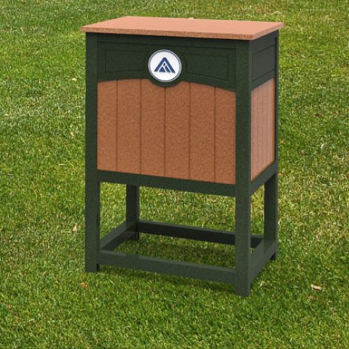 Divot Mix Box in Recycled Plastic or Hardwood Many Sizes and Designs