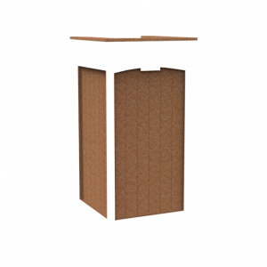 Golf Tournament Starter Podium in Recycled Plastic or Hardwood