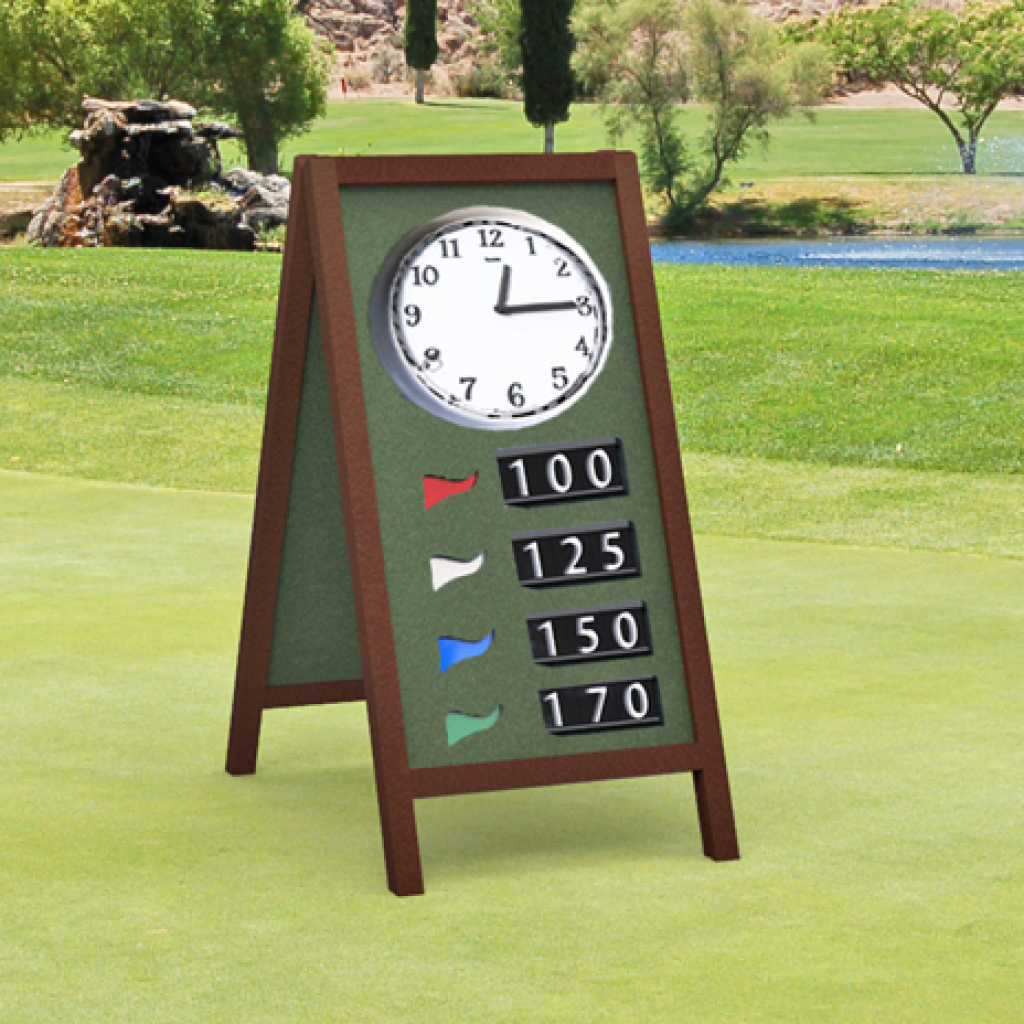 Driving Range Yardage Board - Designer Golf Products