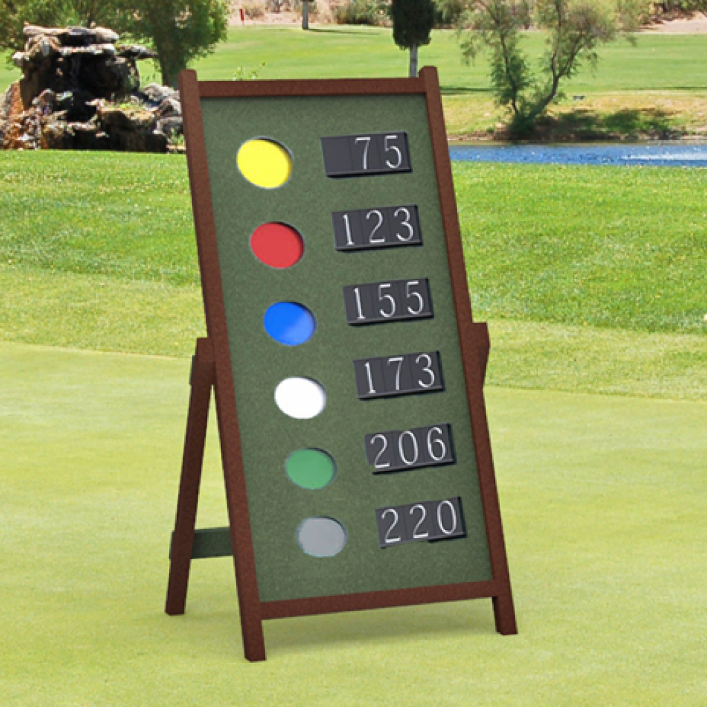 Driving Range Yardage Board | Designer Golf Products