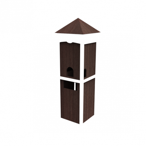 Golf Course Water Cooler Station in Recycled Plastic with Waste Bin