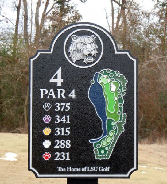 Tee Signs | Golf Course Hole Signs, Markers, Monuments & Consoles