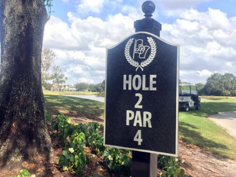 Golf Course Tee Signs | Golf Course Hole Signage