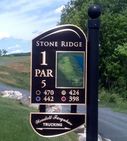 Tee Signs | Golf Course Hole Signs, Markers, Monuments & Consoles