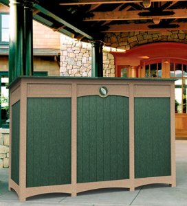 Golf Starter Podium in Maintenance Free Durable Recycled Plastic