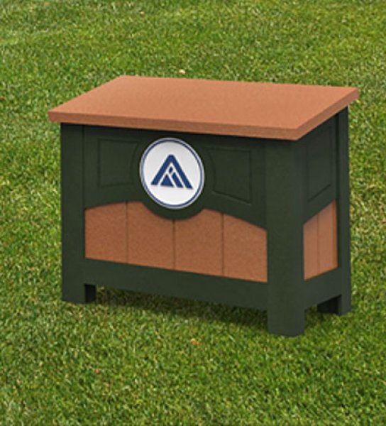 Divot Mix Holders in Reycled Plastic or Hardwood from Designer Golf