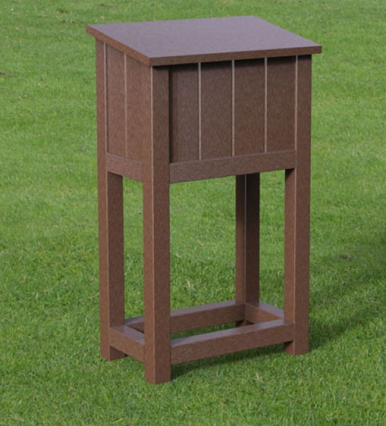 Divot Mix Box in Recycled Plastic or Hardwood Many Sizes and Designs