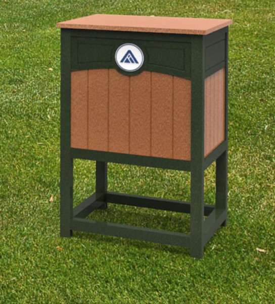 Divot Bottle Rack and Storage Station for Golf Course or Driving Range