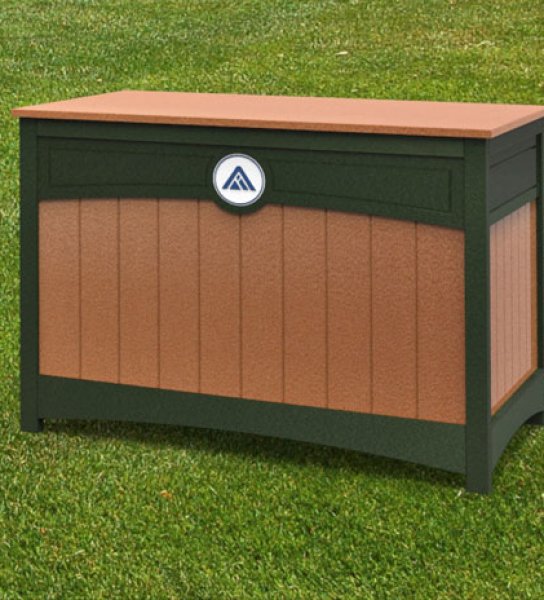 Divot Mix Box in Recycled Plastic or Hardwood Many Sizes and Designs