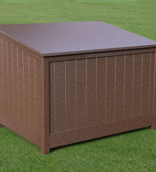 Divot Bottle Storage Rack in Durable Recycled Plastic or Hardwood