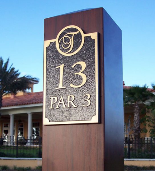 Tee Signs | Golf Course Hole Signs, Markers, Monuments & Consoles