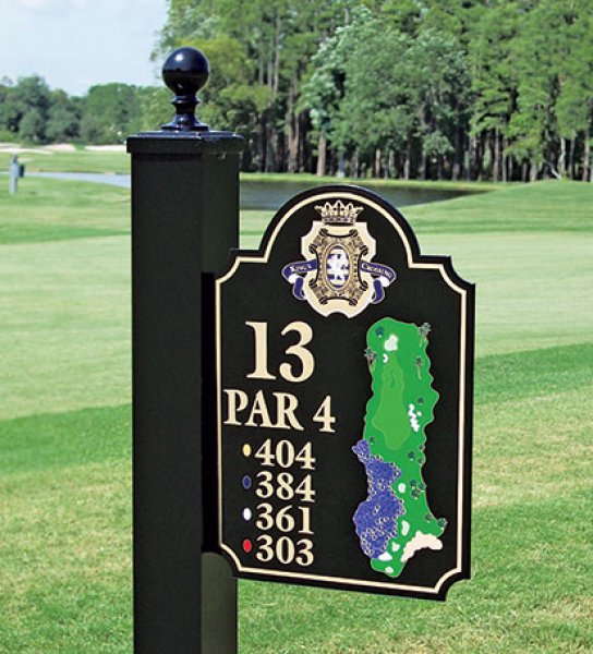Tee Signs | Golf Course Hole Signs, Markers, Monuments & Consoles