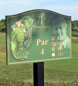 Tee Signs | Golf Course Hole Signs, Markers, Monuments & Consoles