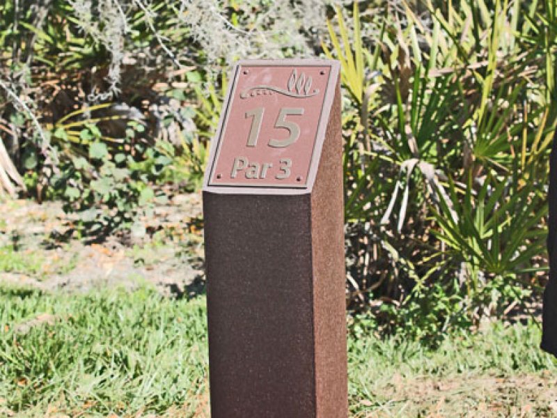 Golf Course Tee Signs | Golf Course Hole Signage