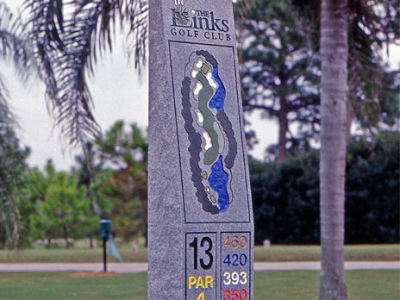Golf Course Tee Signs | Golf Course Hole Signage