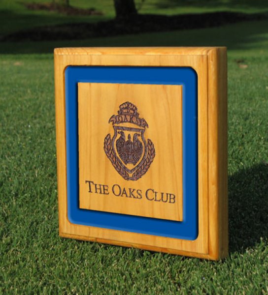 Waterjet Cut Tee Marker | Laser Cut & Routed Metal Golf Tee Markers