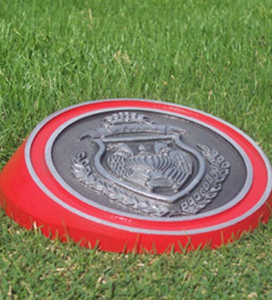Cast Aluminum Golf Tee Marker | Classic Design | Designer Golf Products