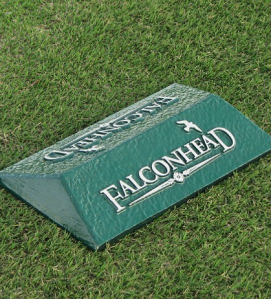 Waterjet Cut Tee Marker | Laser Cut & Routed Metal Golf Tee Markers
