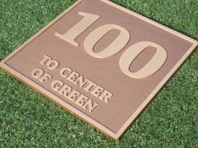 Yardage Markers | Golf Course Tee & Fairway Yardage Markers