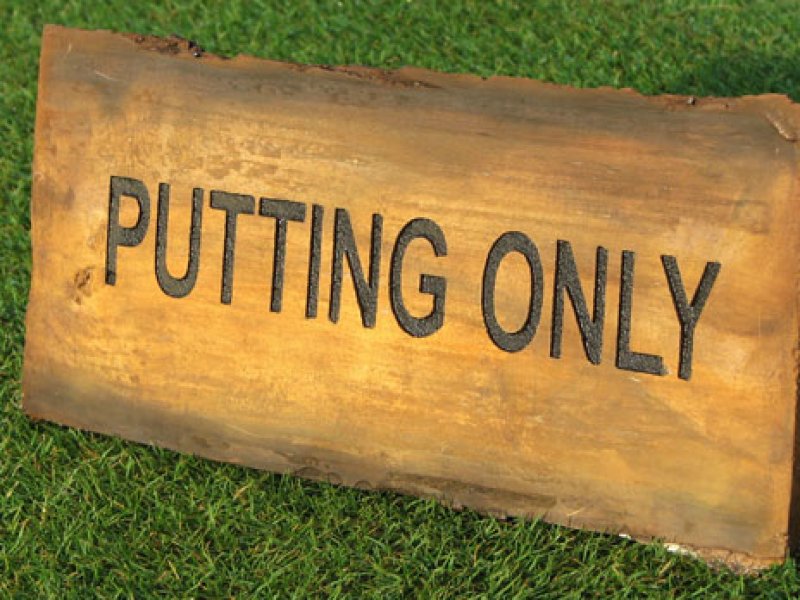 Golf Course Directional Signs for Cart Paths, Bag Drops & More