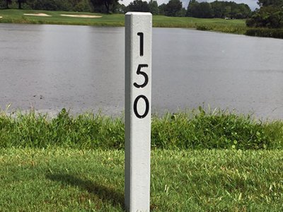 Yardage Markers | Golf Course Tee & Fairway Yardage Markers