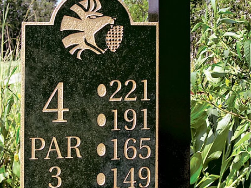 Golf Course Tee Signs | Golf Course Hole Signage