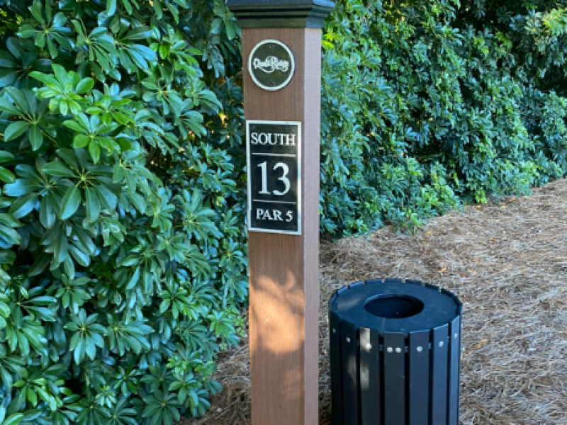 Golf Course Tee Signs | Golf Course Hole Signage