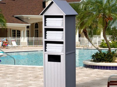 Towel Stations | Towel Return Bins, Towel Valets, Towel Consoles & Huts