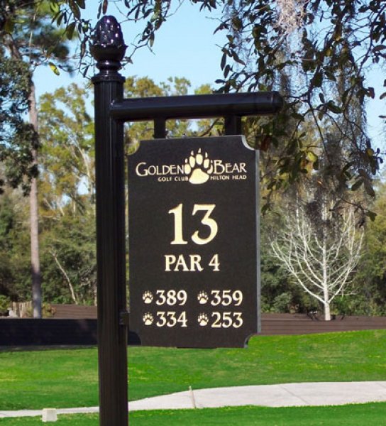 Tee Signs | Golf Course Hole Signs, Markers, Monuments & Consoles