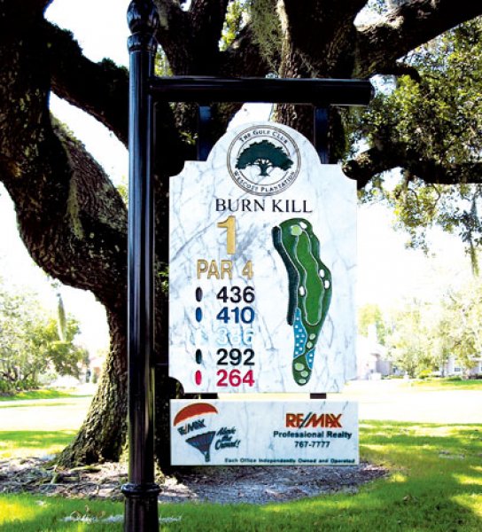 Tee Signs | Golf Course Hole Signs, Markers, Monuments & Consoles
