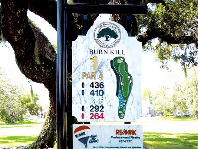 Golf Course Tee Signs | Golf Course Hole Signage